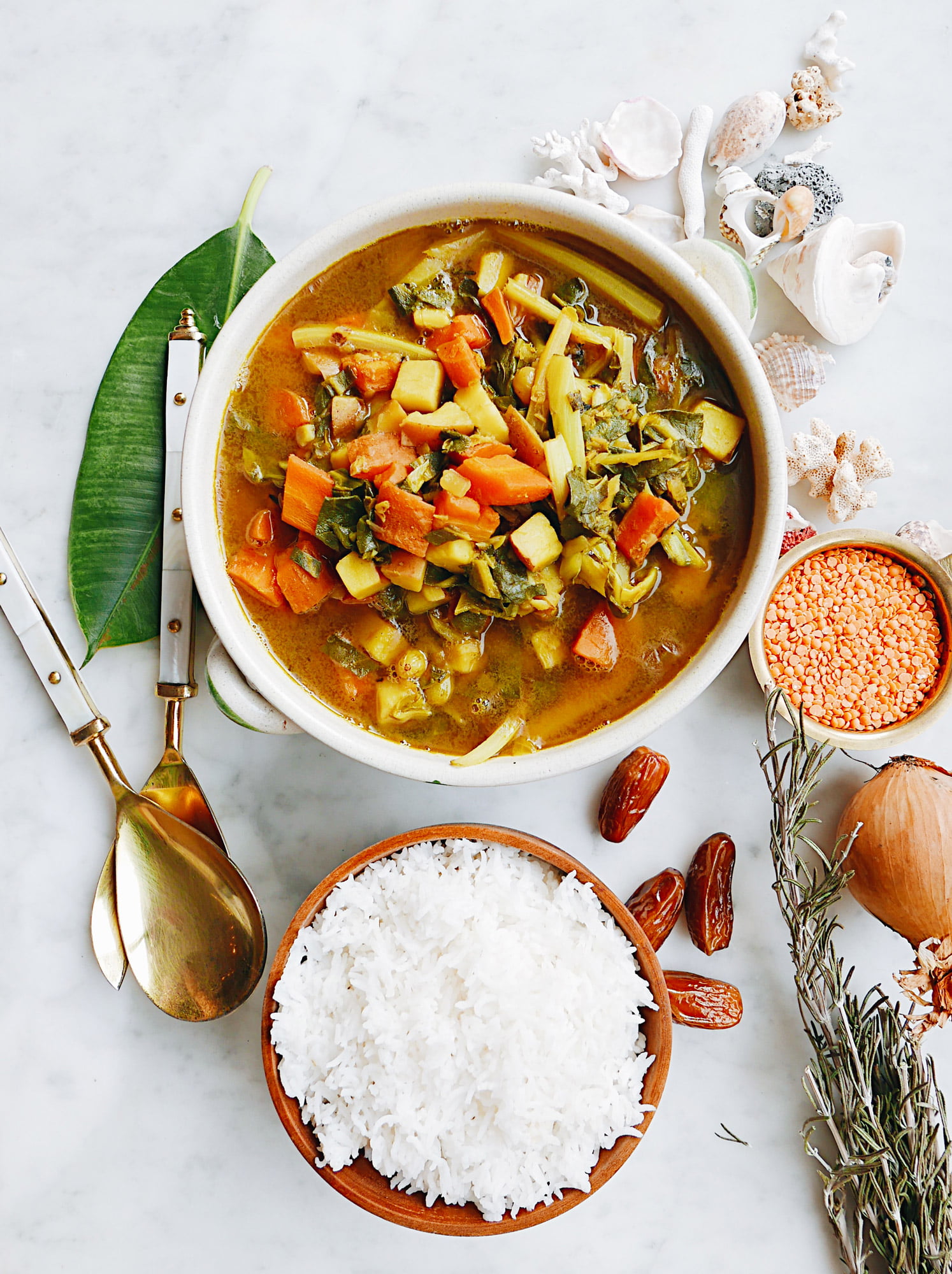 The best Swiss chard curry dhal in town | À La French Food